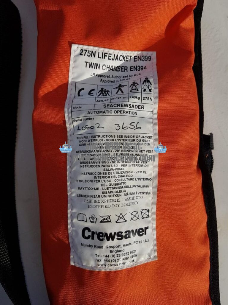 Crewsaver - Automatic Life Jacket - 275N - Spheric Industrial Shop Nigeria